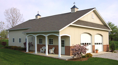 Permanent solutions for post-frame construction foundations