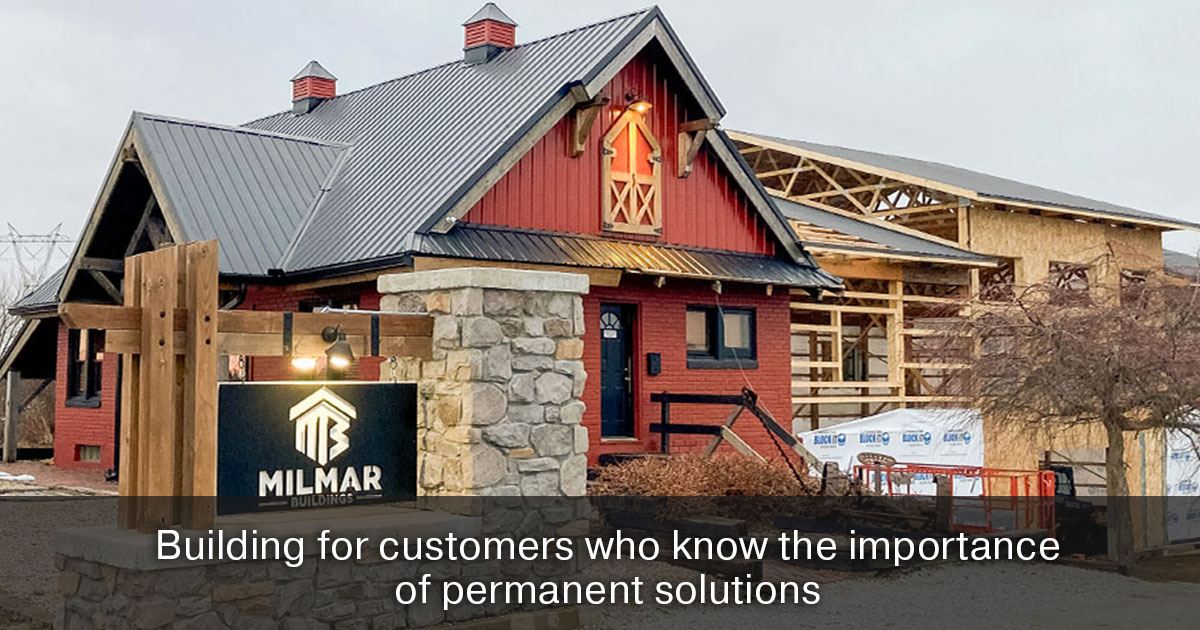 How Pole Buildings Are Constructed Milmar Pole Buildings Post Frame